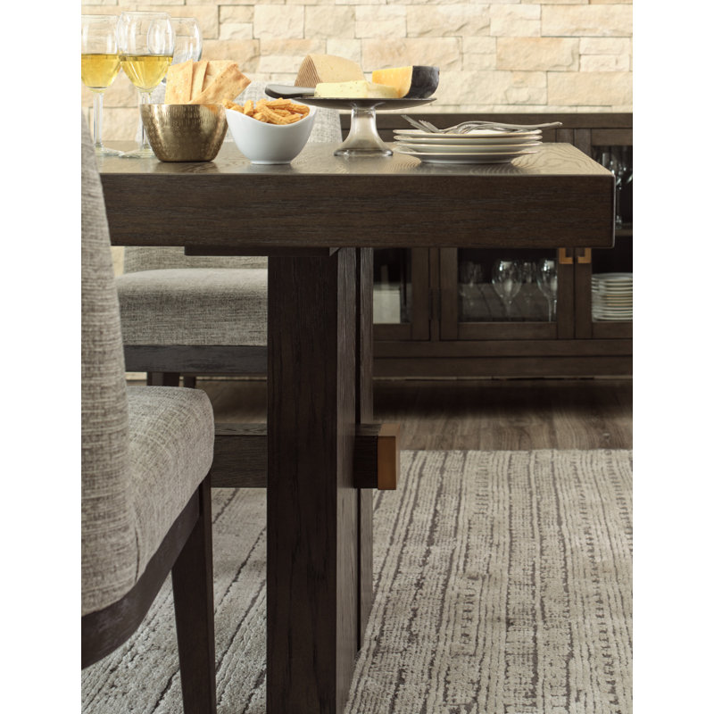 Lark Manor™ Cuzzocrea Extendable Solid Oak Dining Table & Reviews | Wayfair